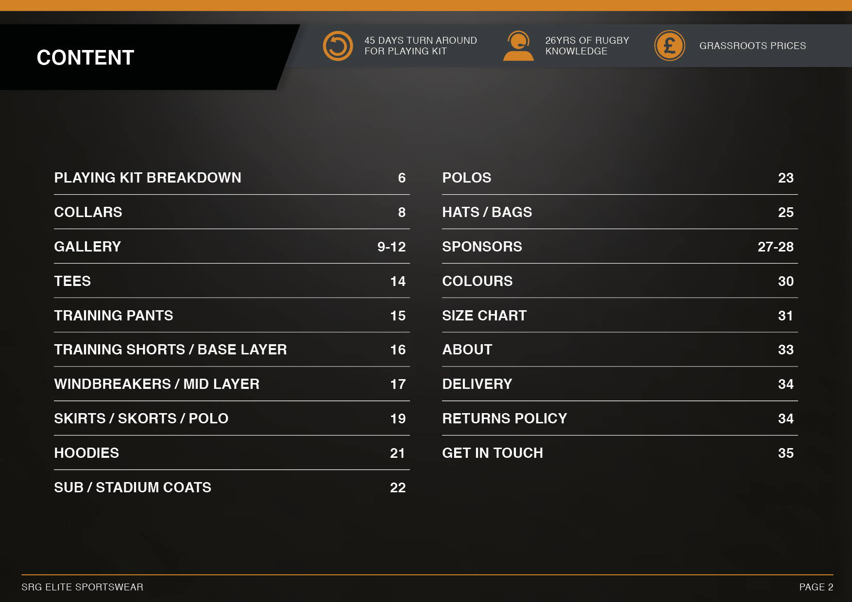 Brochure | SRG Elite