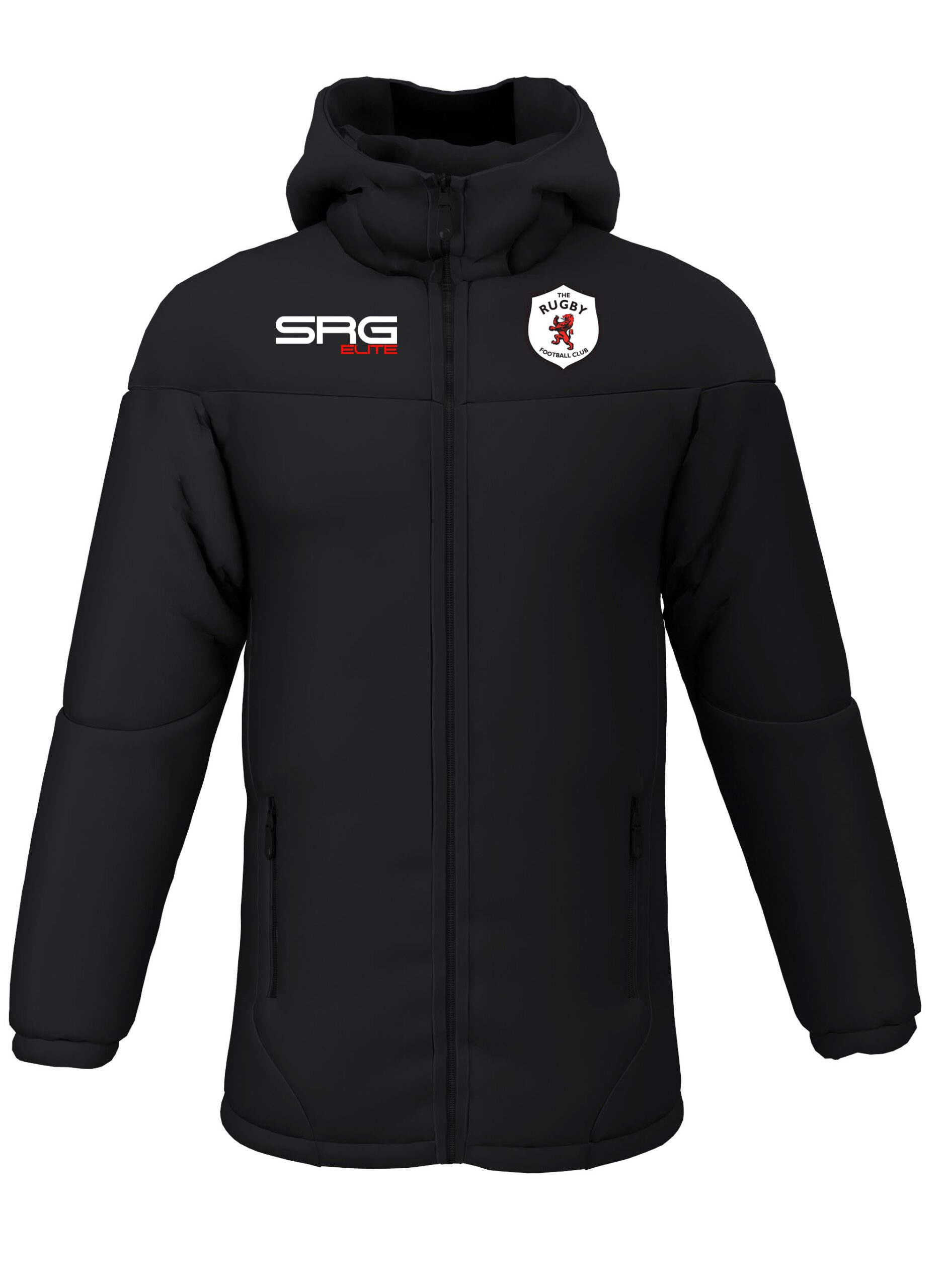 The Rugby Lions RFC Contoured Thermal Jacket - Black - SRG Elite
