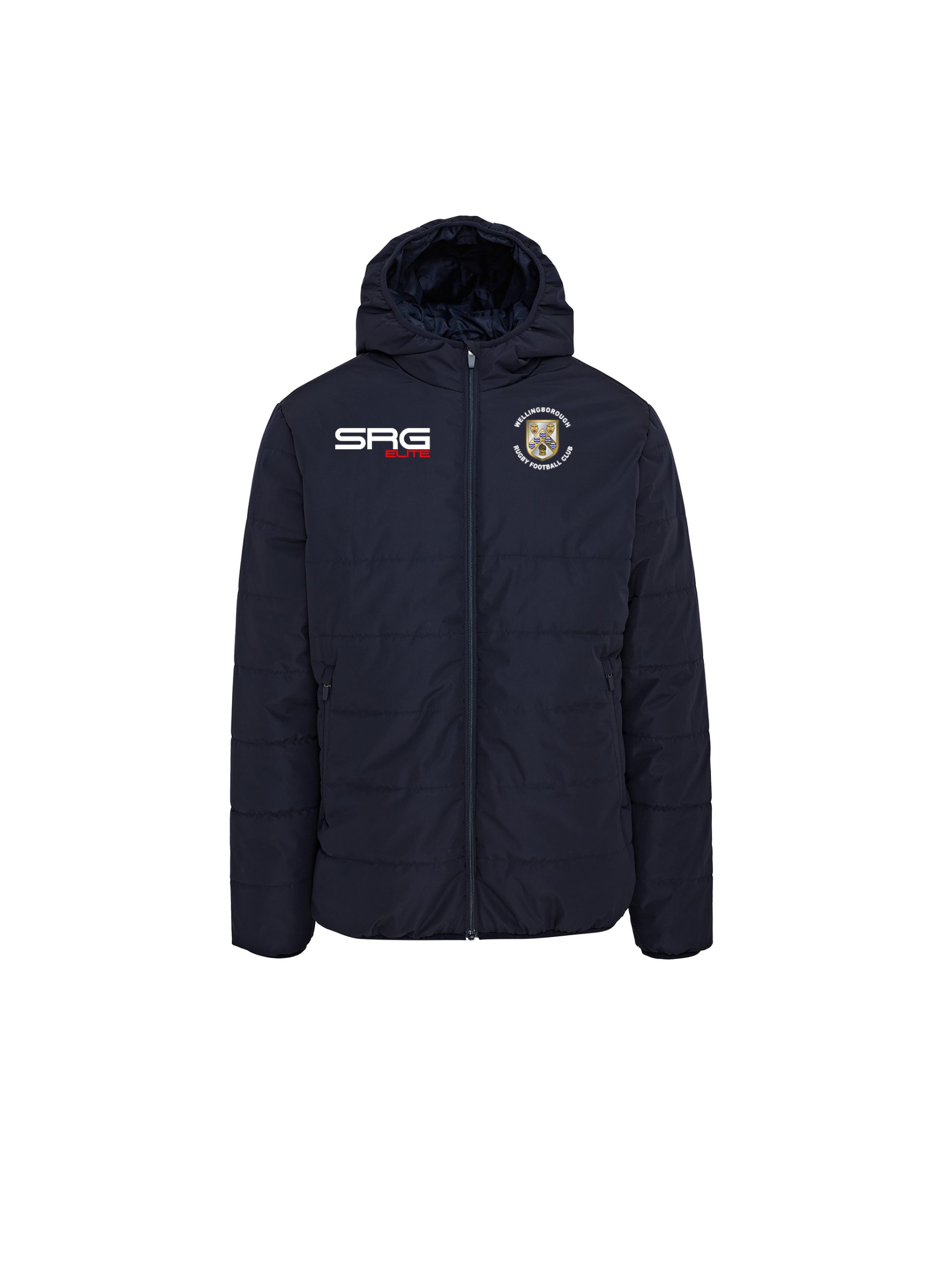 Wellingborough RFC - APEX QUILTED JACKET - NAVY/NAVY - SRG Elite