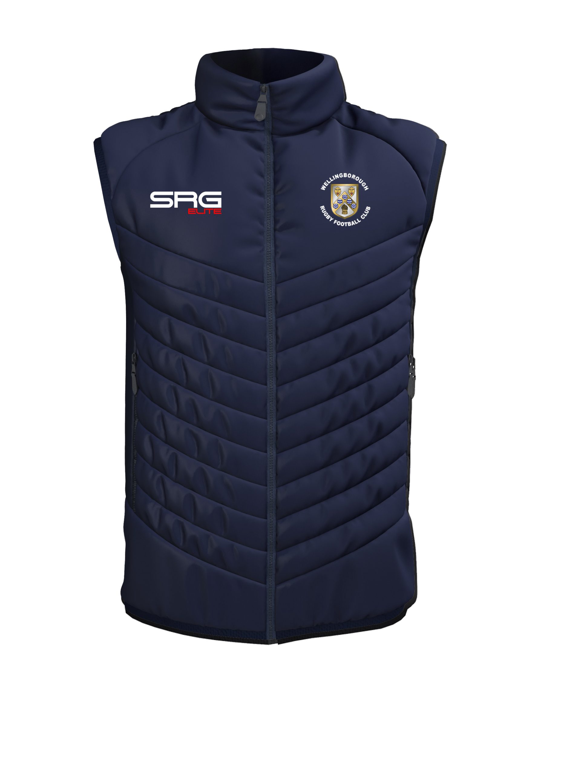 Wellingborough RFC - APEX PRO GILET - NAVY - SRG Elite